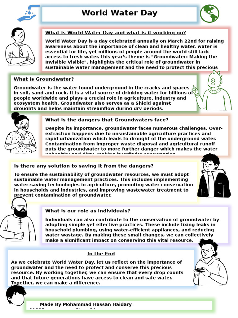 World Water Day | PDF | Groundwater | Water