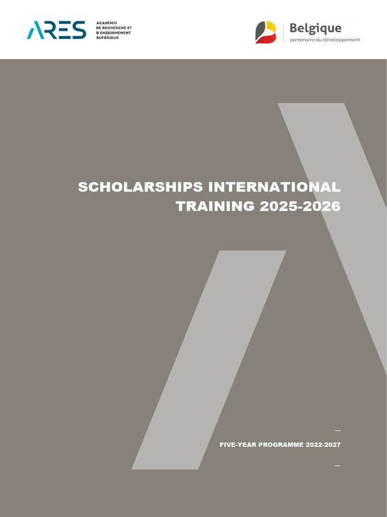 ARES-Scholarships-International-Trainings-2025-2026 | PDF