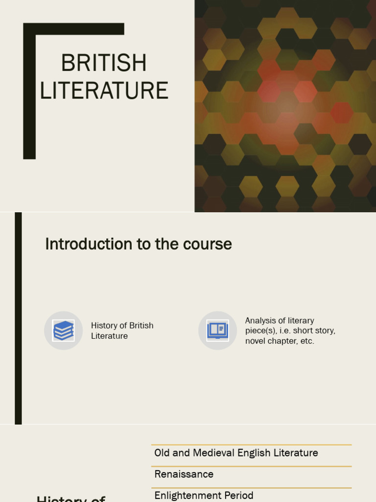 Introduction to the Course | PDF
