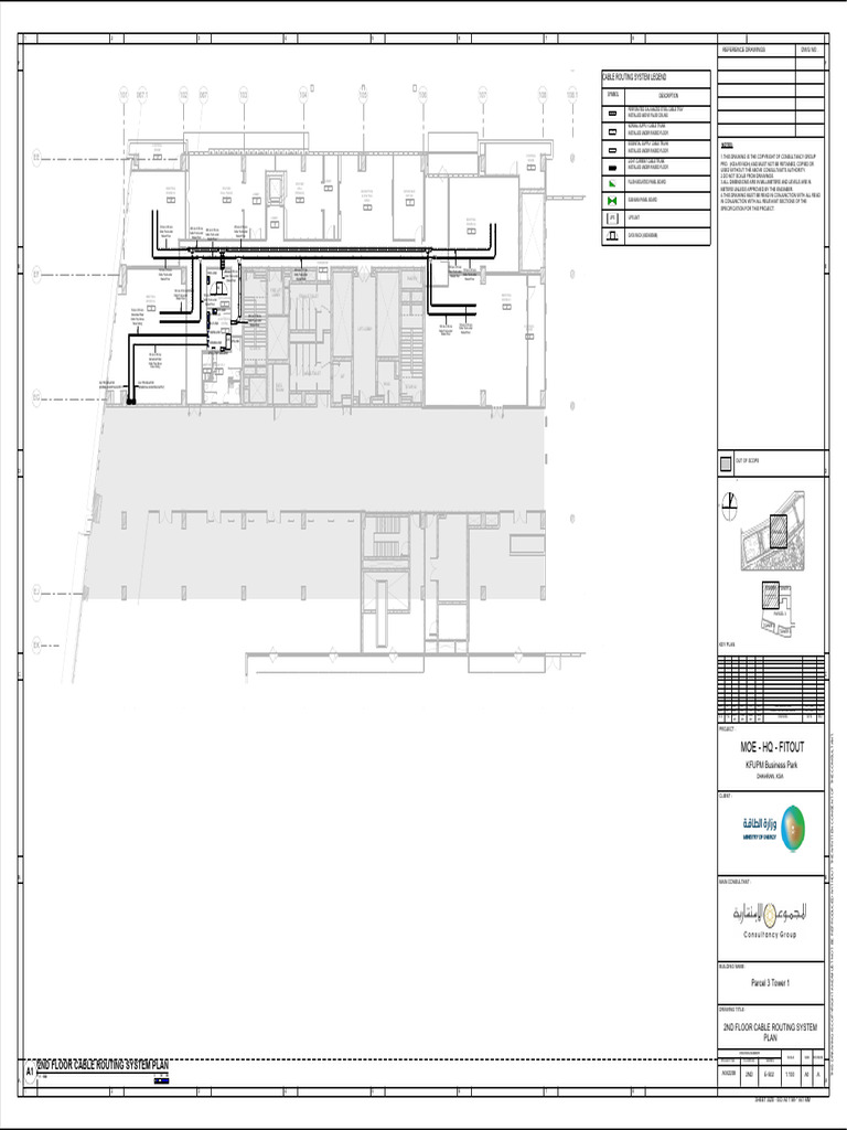 Moe - HQ - Fitout: 2Nd Floor Cable Routing System Plan | PDF
