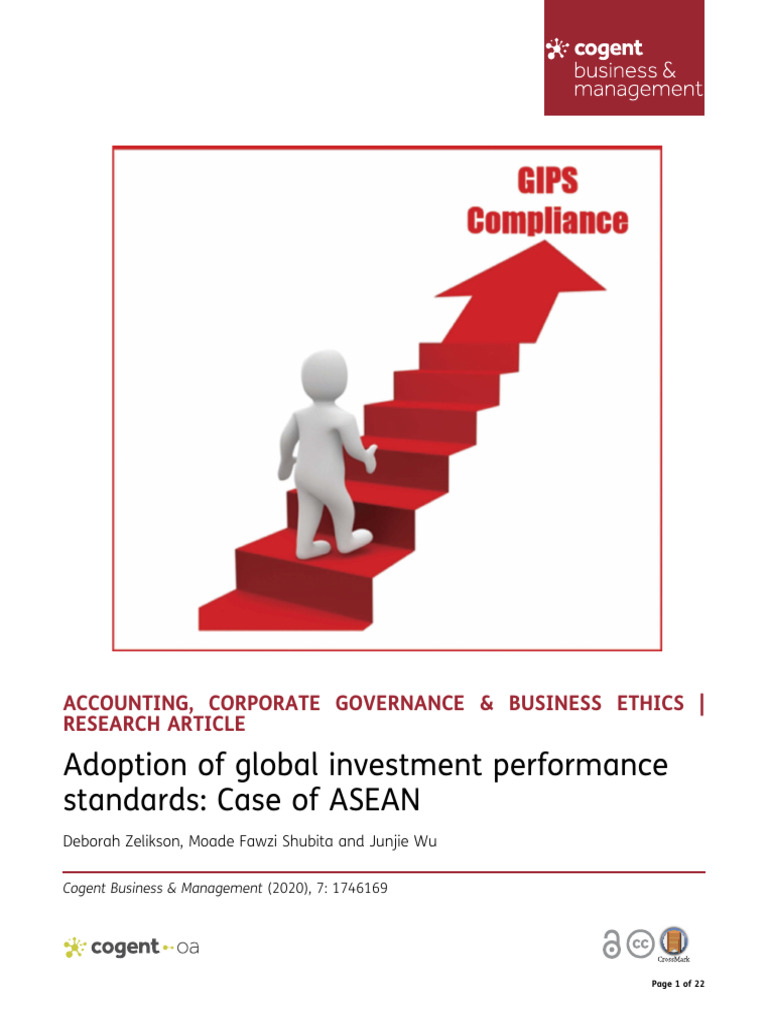 Adoption of Global Investment Performance Standard | PDF