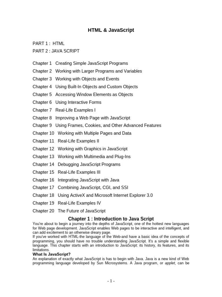 Java Script | PDF Java Script | PDF
