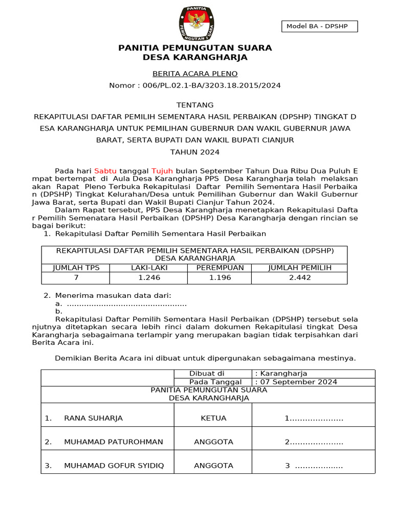 06 Ba DPSHP PPS | PDF