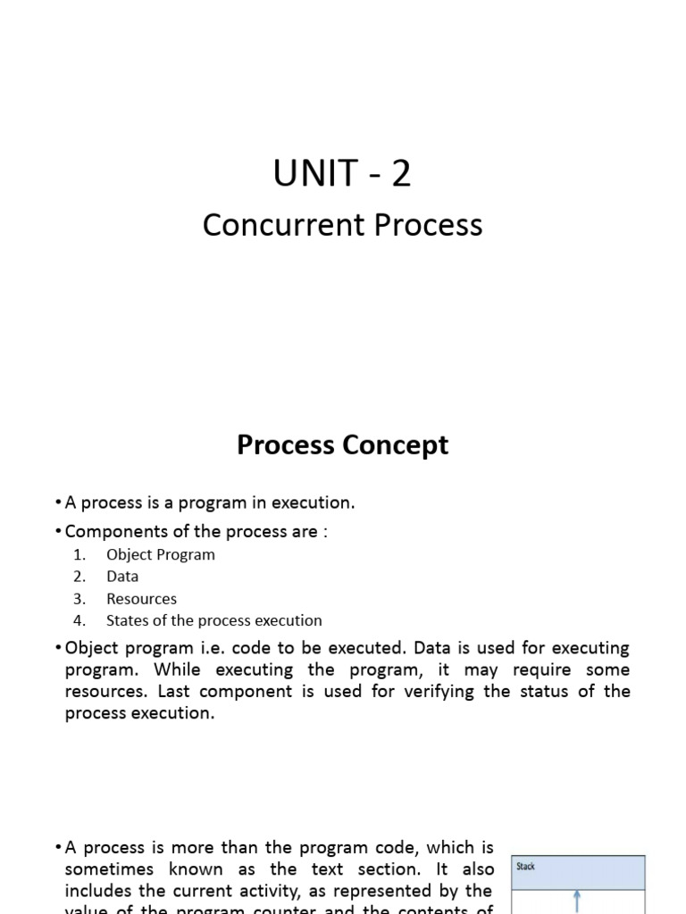 Unit 2 Part 1 Process Concept Pdf 