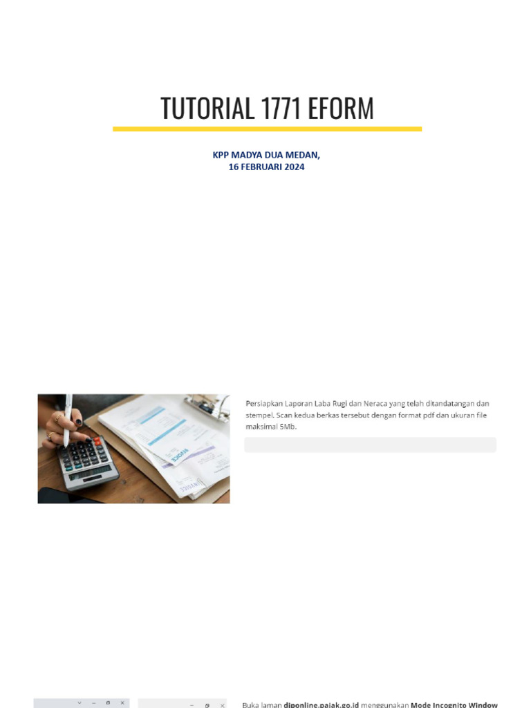 Step by Step Eform Badan | PDF