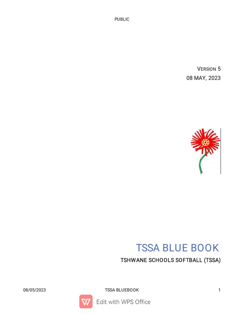 TSSA BLUE BOOK 2023 FINAL | PDF