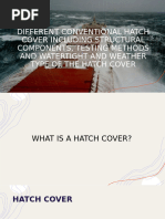 Types of Hatch Covers | PDF | Ships | Manufactured Goods
