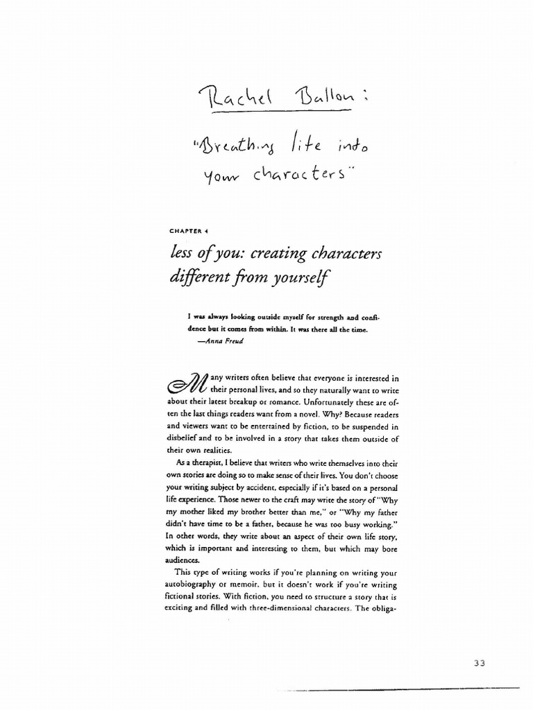 Breathing Life Into Your Characters | PDF