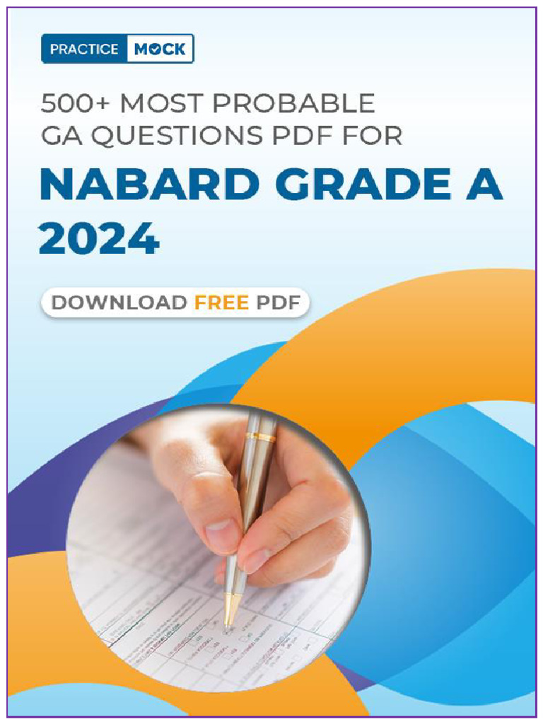 500 Plus Ga - Q & A For Nabard Grade A | PDF