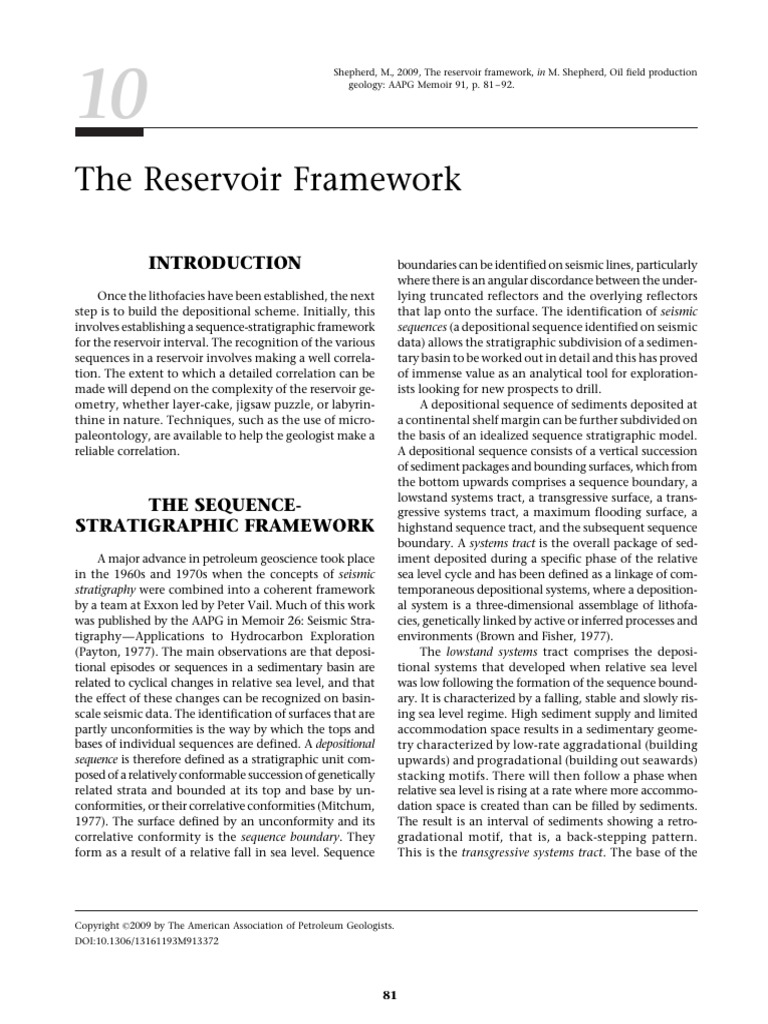 Reservoir Framework Pdf