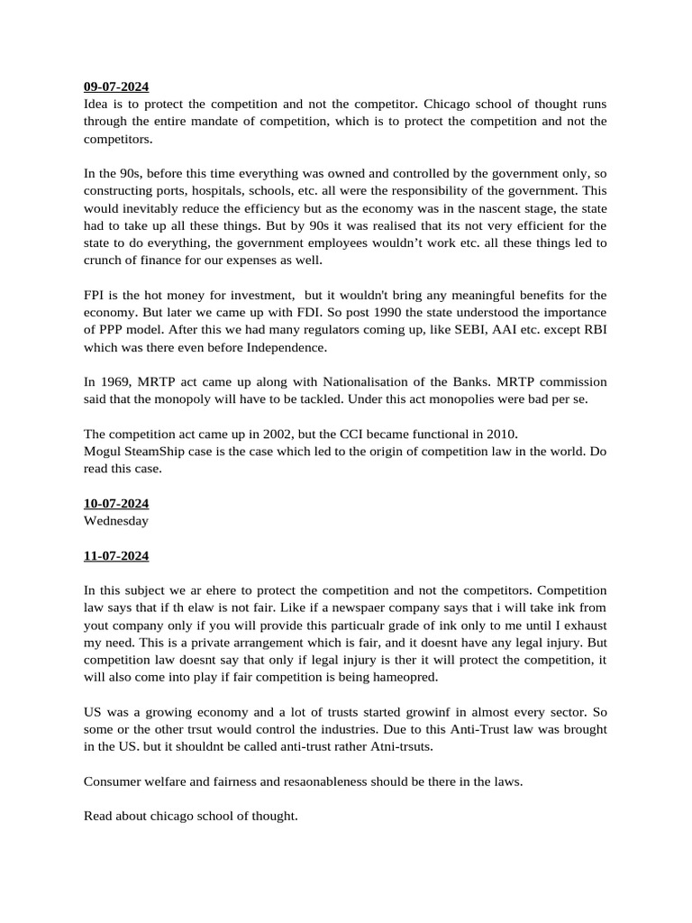 Competition Law | PDF