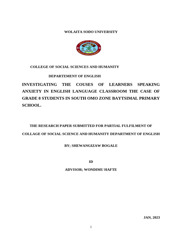 Wolaita Sodo Universityed | PDF