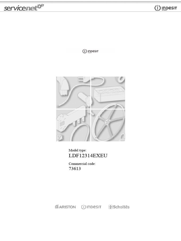 Hotpoint Ariston LDF12314EXEU Parts Guide | PDF | Manufactured Goods