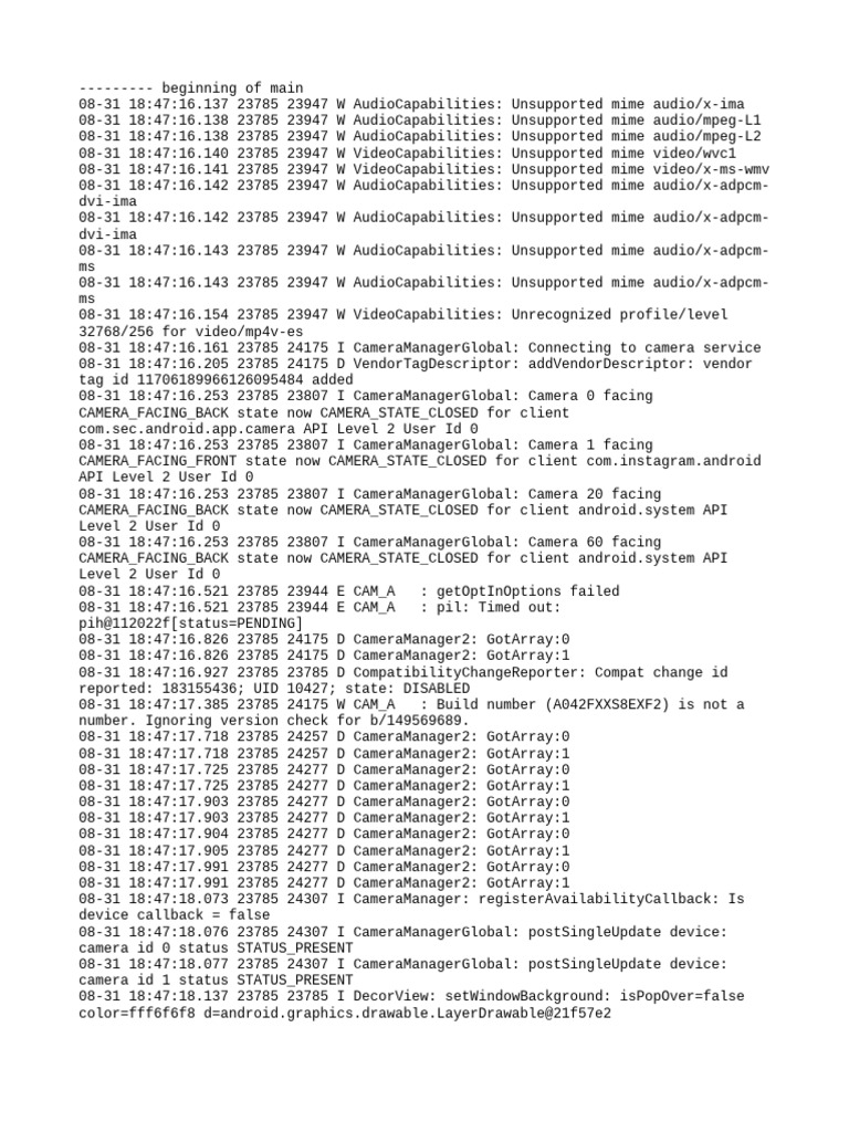 Log Cat 1725104835187 | PDF