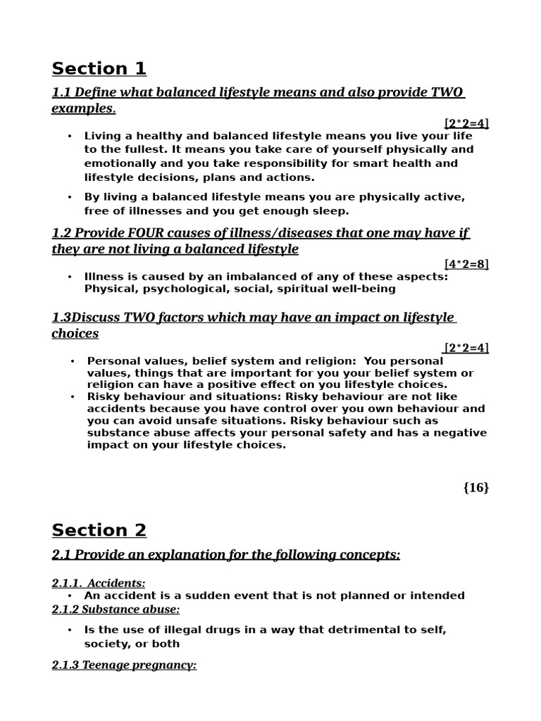 Life Orientation 2 | PDF