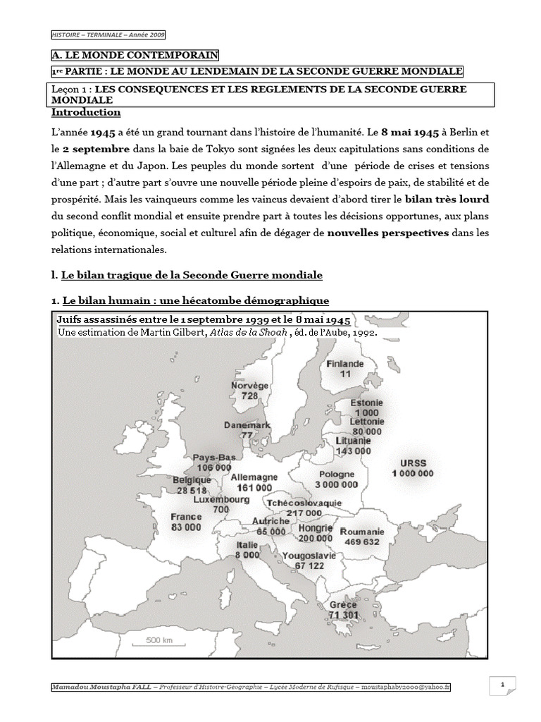 Fascicule Histoire Terminale - Version Finale - Prof (Réparé) | PDF