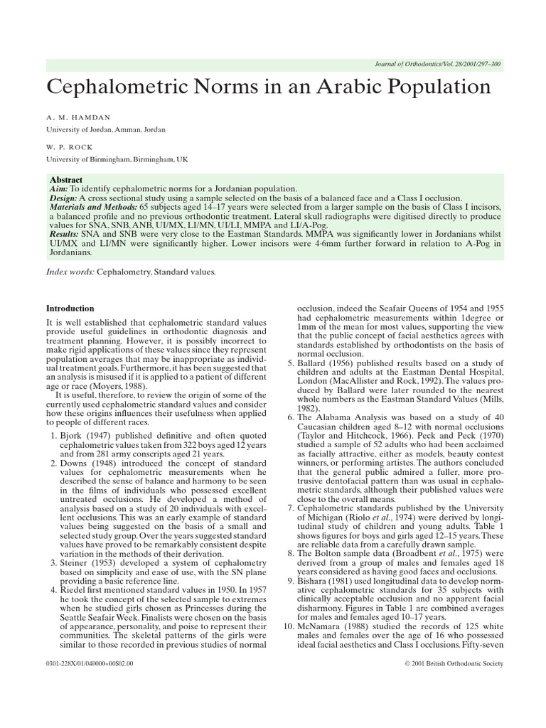 2001 Ceph Norms | PDF