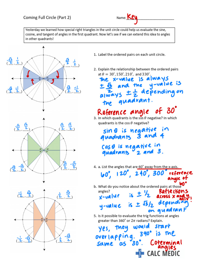 4.3 Day 2 Lesson Answer Key | PDF
