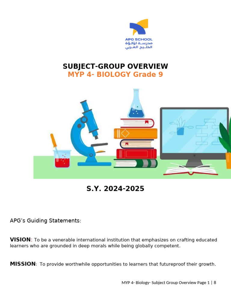 Grade 9 Course Outline 2024-2025 Academic Year | PDF