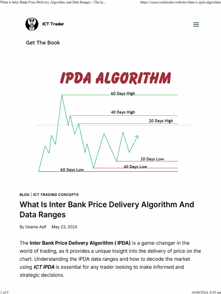 ICT - IPDA Notes | PDF