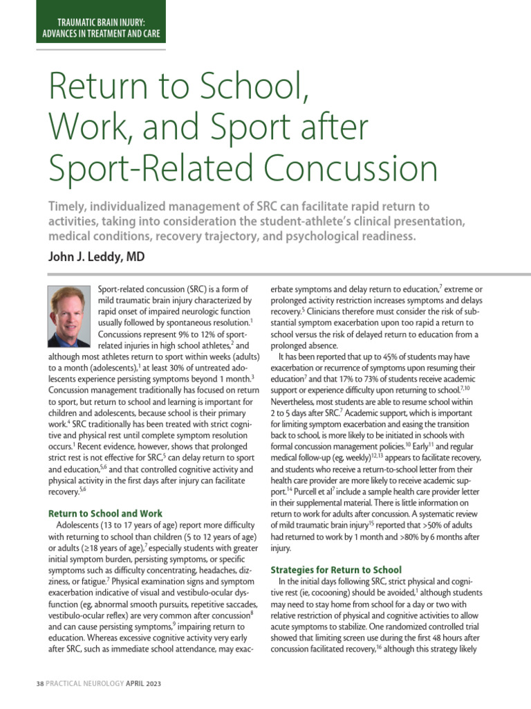 RTS Concussion | PDF