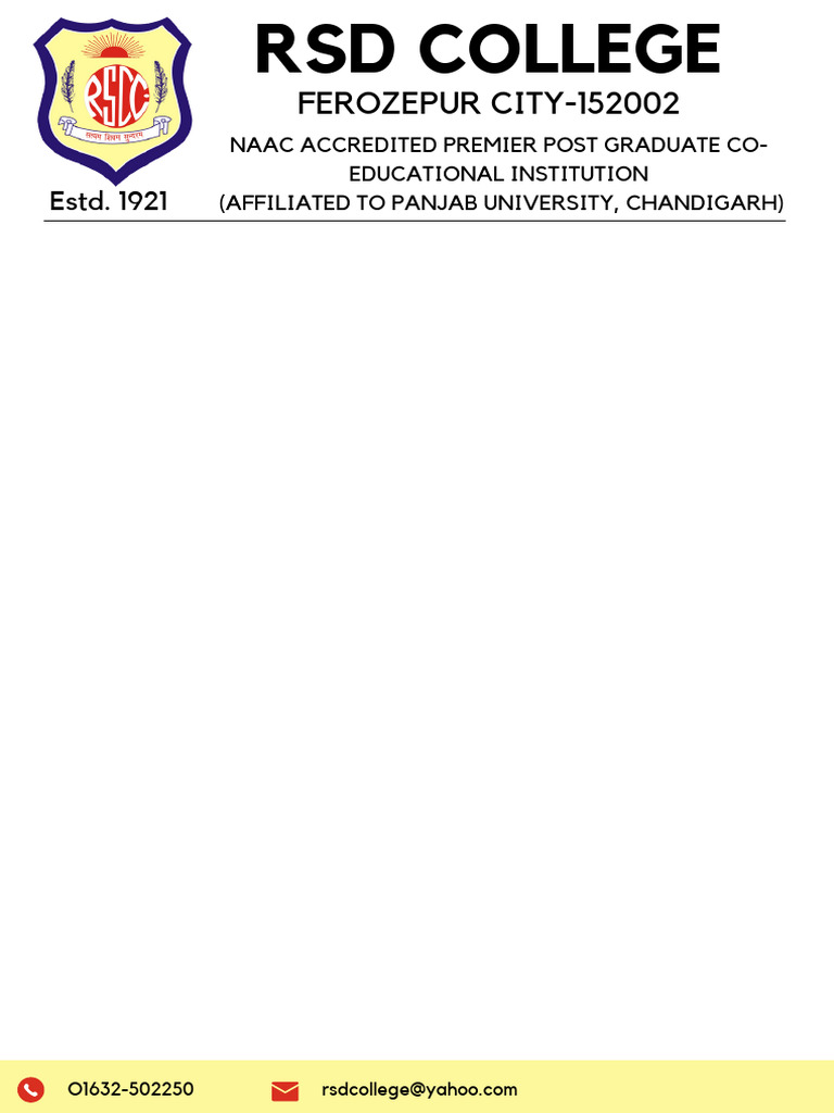 RJD CLG Letter Head | PDF