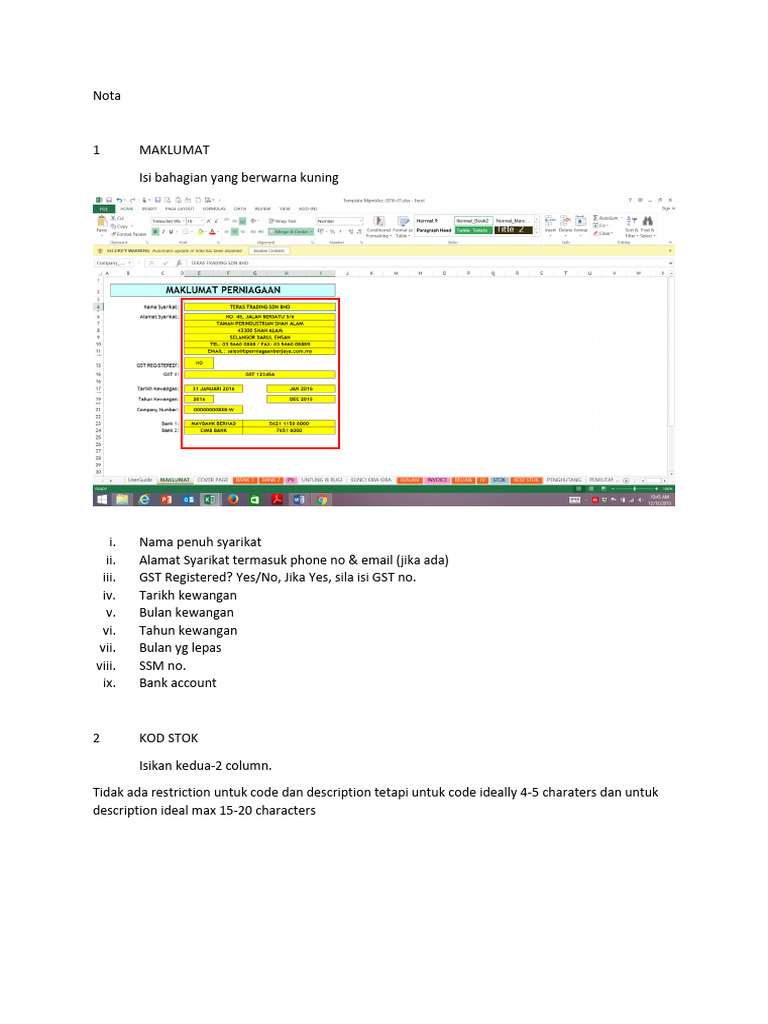 Sistem Mudah Urus Akaun User Manual | PDF