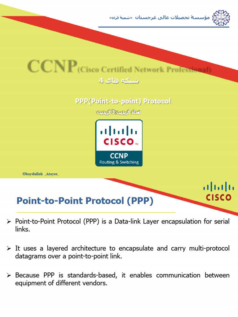 PPP (Point-to-Point Protocol) | PDF | Internet Standards | Networking Standards