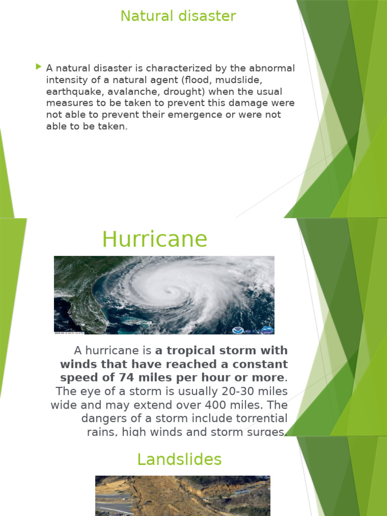 Natural Disaster | PDF