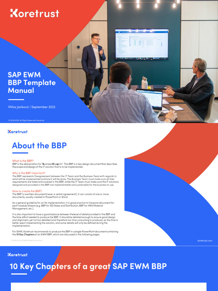 SAP EWM BBP Template Manual | PDF