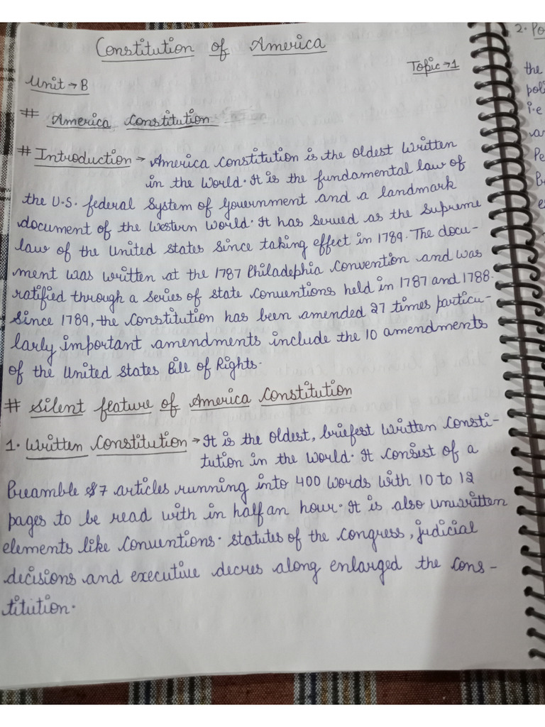 America Constitution | PDF