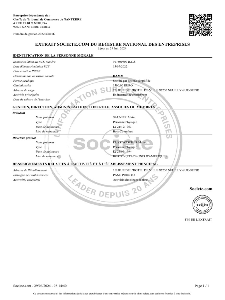 Extrait 917501900 | PDF