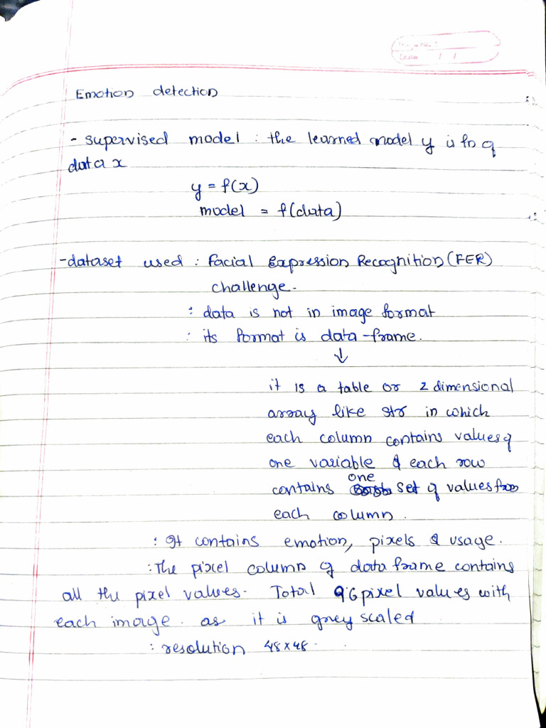 emotion detection notes | PDF