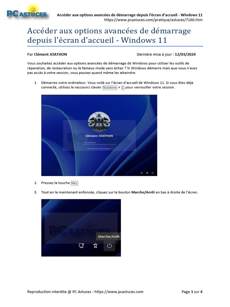 4514 Options Avancees Demarrage | PDF