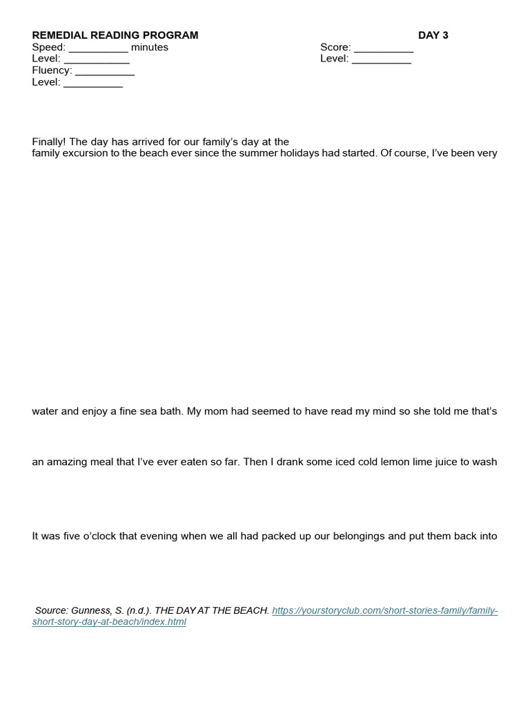 Remedial Day 3 | PDF
