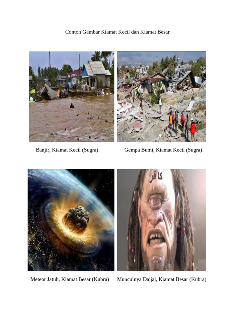 Contoh Kiamat Kecil Dan Kiamat Besar3 | PDF