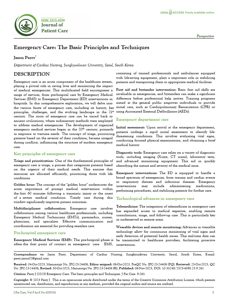 emergency-care-the-basic-principles-and-techniques | PDF