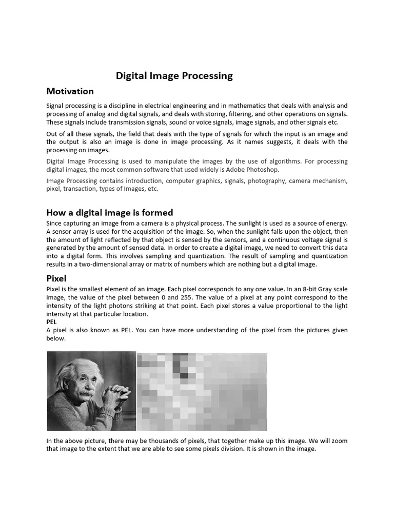 Digital Image Processing | PDF