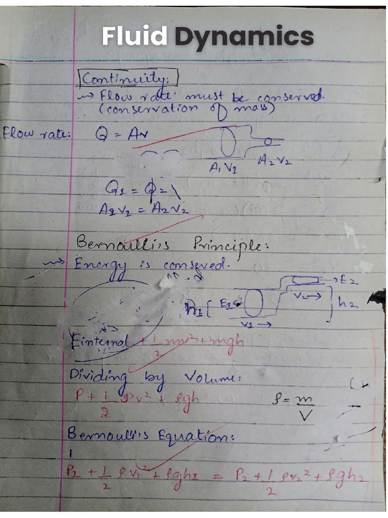 Fluid Dynamics | PDF