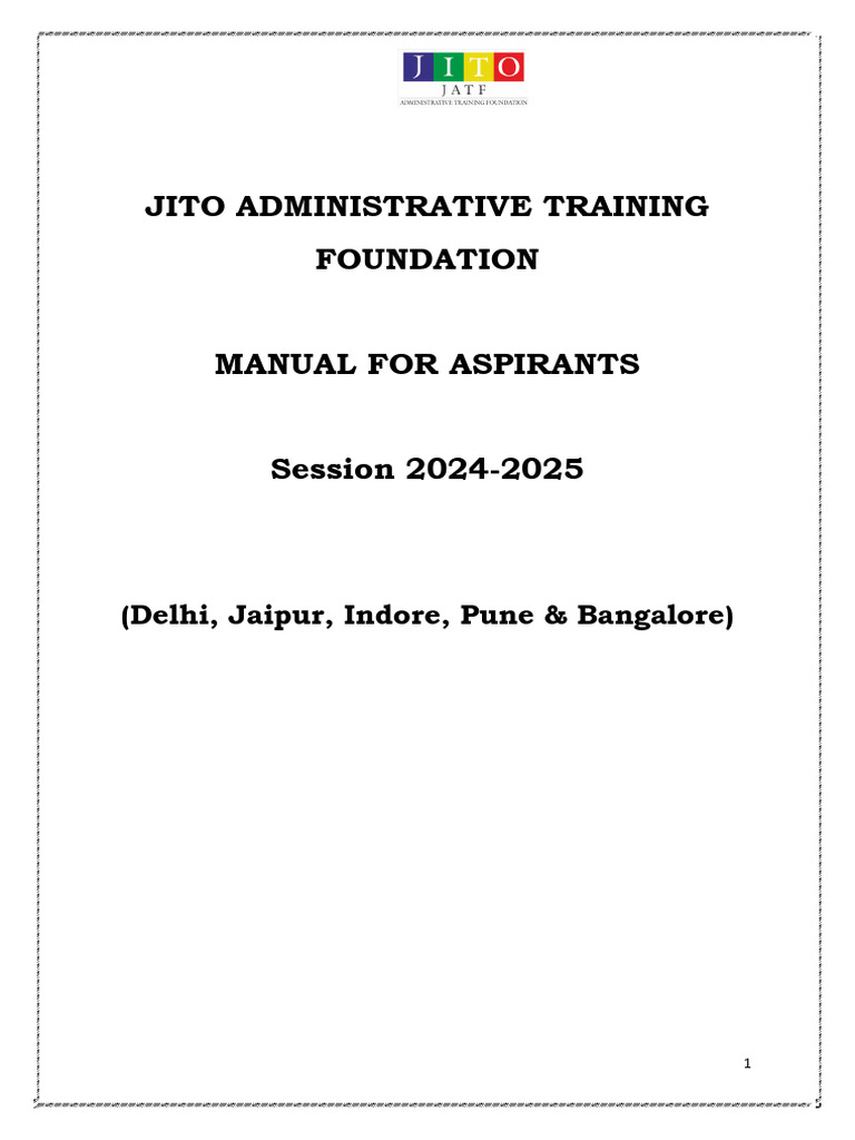 JATF RULES AND REGULATIONS Updated as on 4th July | PDF