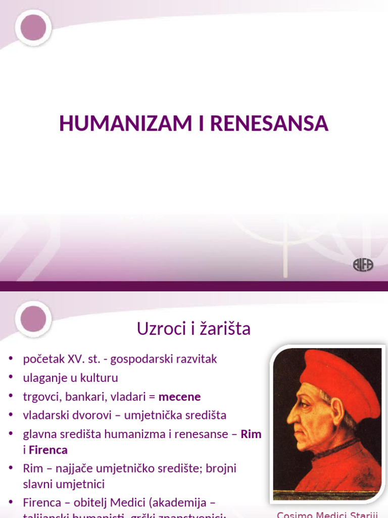 Humanizam I Renesansa | PDF