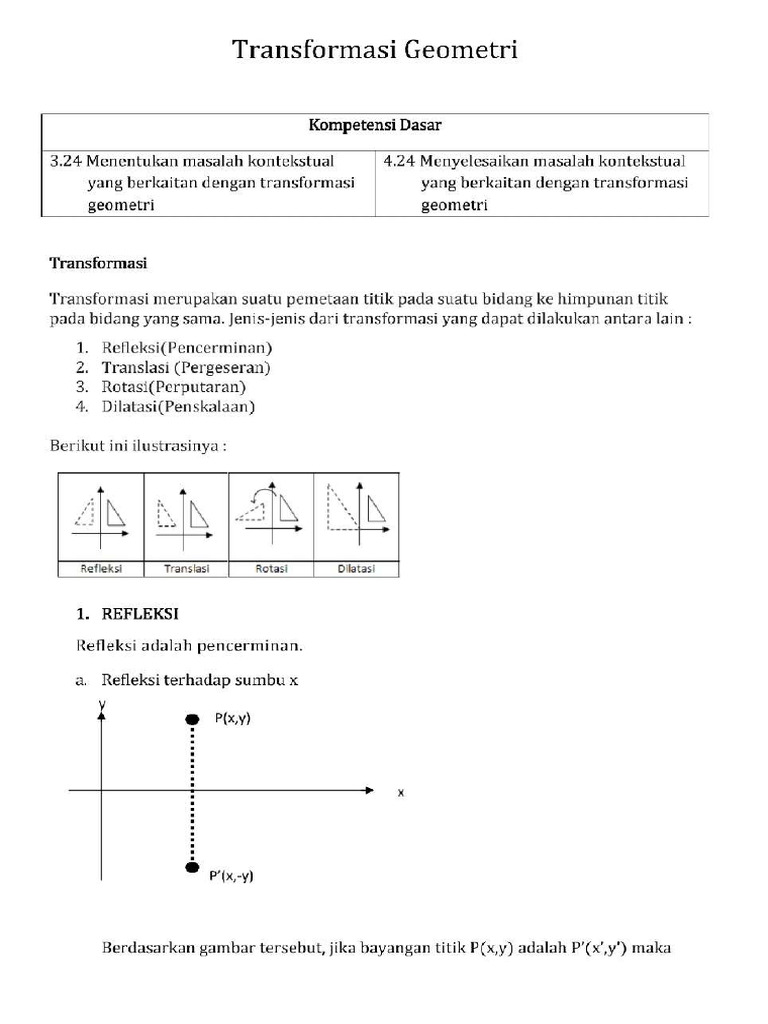 Nau Transformasi Geo | PDF