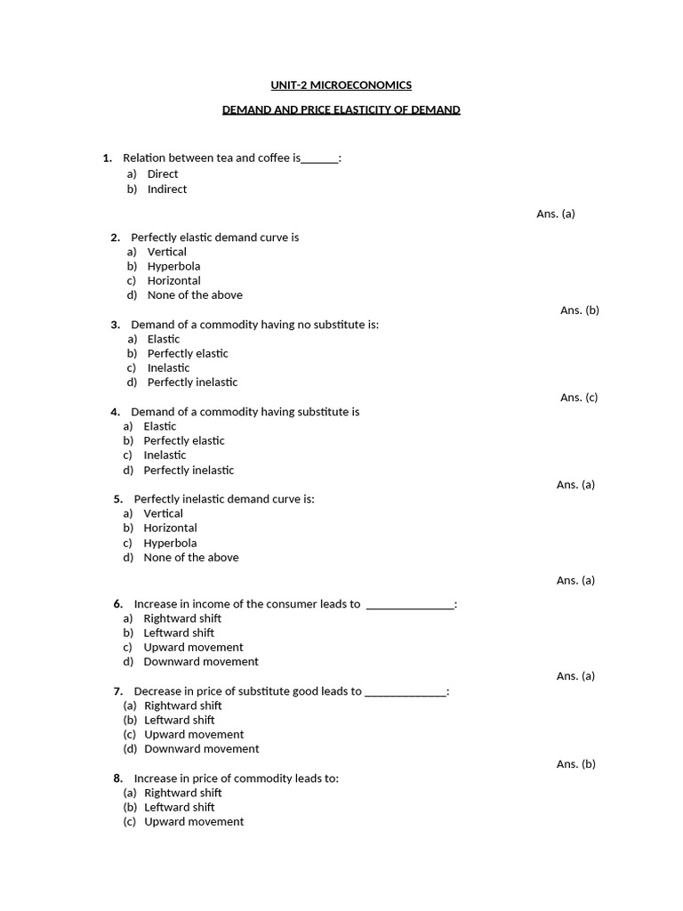 Micro Unit-2 MCQ | PDF