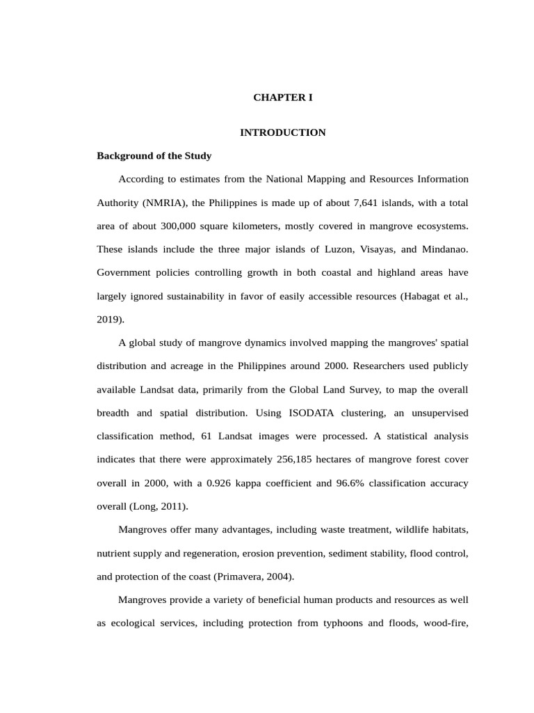 Thesis Proposal May 2 Mangroves and Carbon Seq. FINALS | PDF