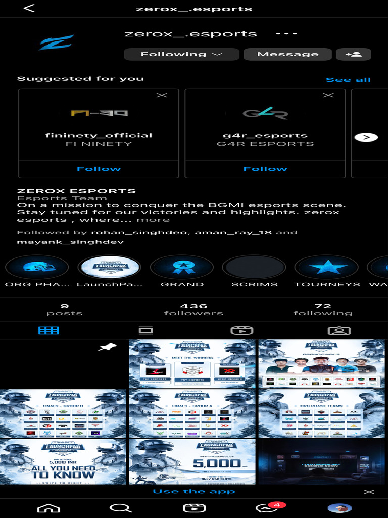 ZEROX ESPORTS (@zerox - .Esports) - Instagram Photos and Videos | PDF