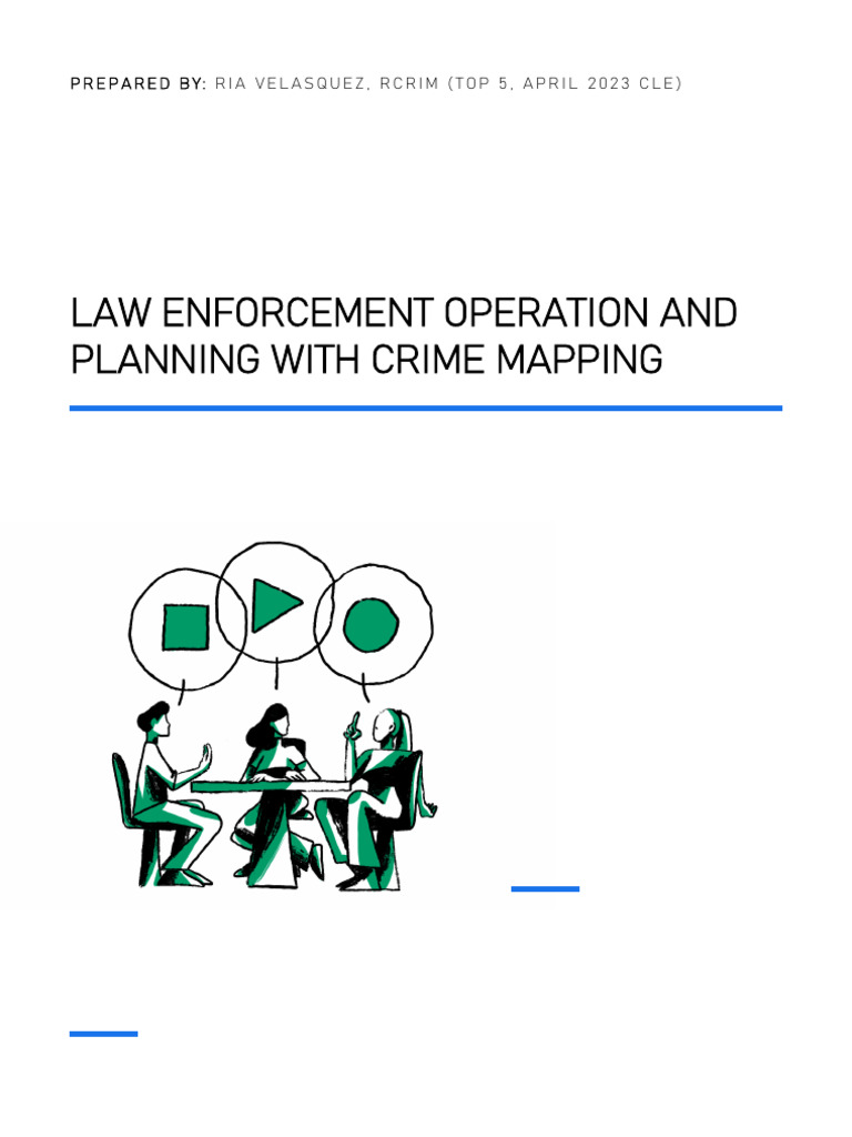 Lea4 Law Enforcement Operation With Crime Mapping by Prof Ria Velasquez ...