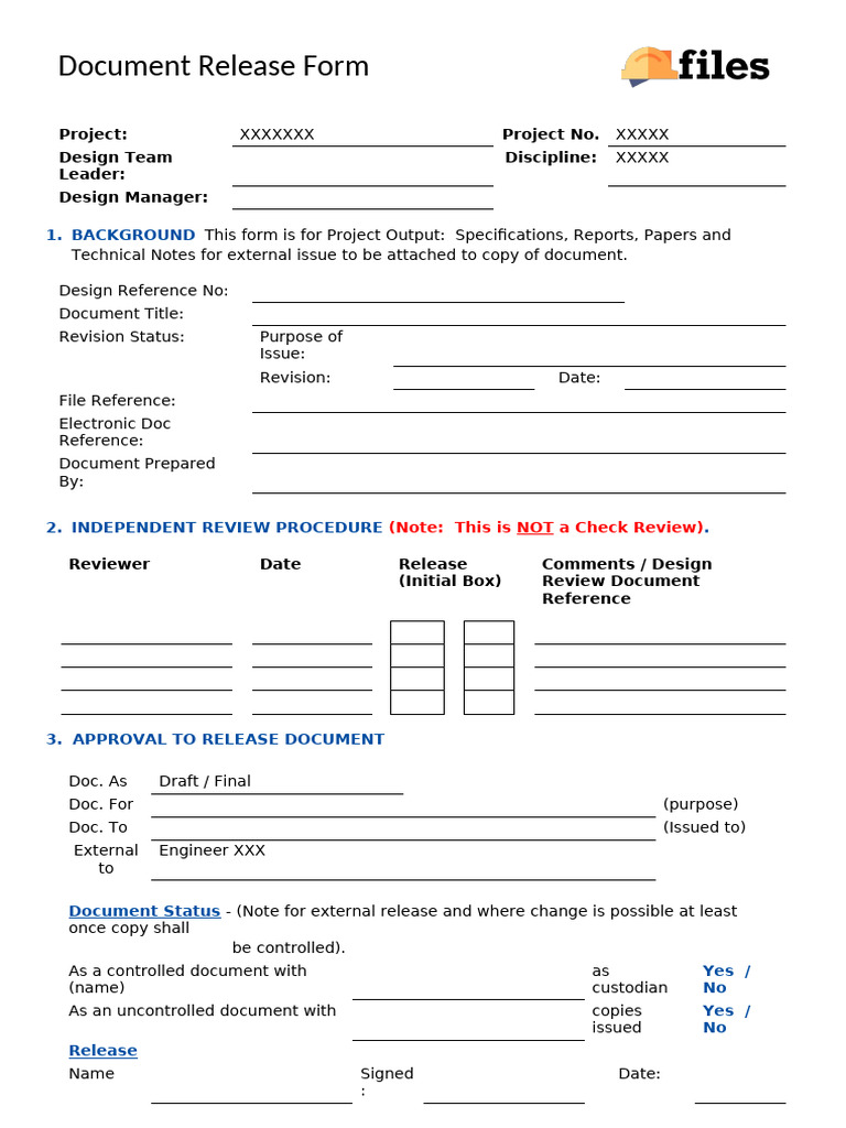 3 - Doc Release Form | PDF