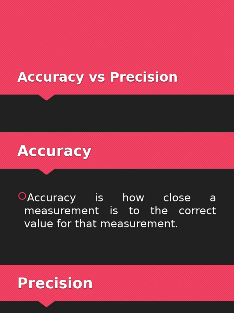 Accuracy Vs Precision | PDF