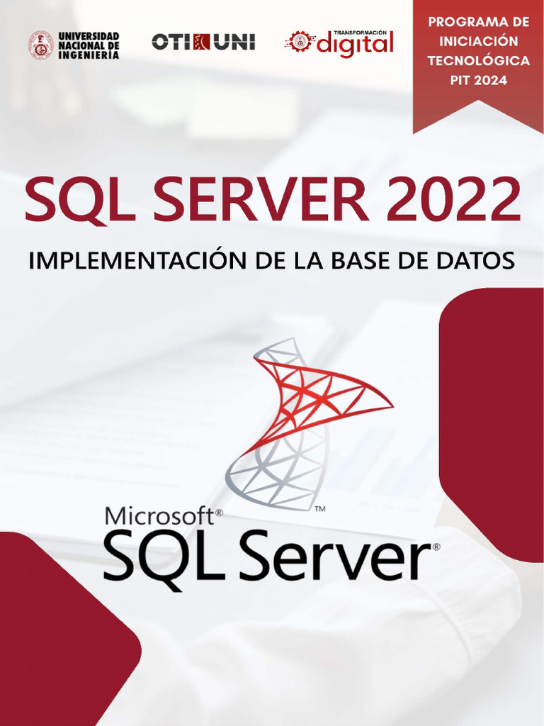 Manual SQL Server 2022 Oti - Implementación | PDF