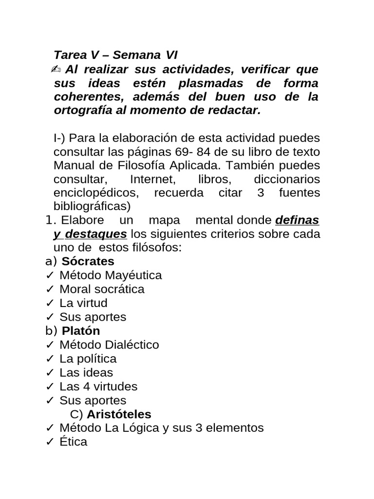 TAREA V SEMANA VL | PDF